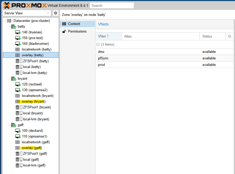 Proxmox Cluster Setup and VxLAN – RacerX Steppenwolf