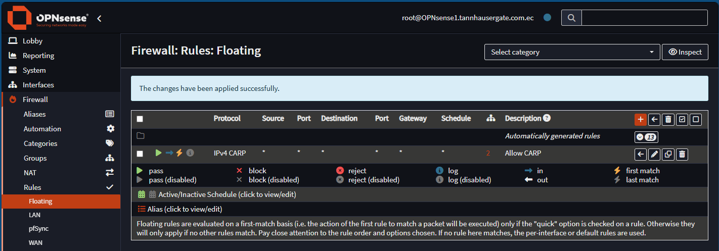 Configuring High Availability for OPNsense Firewalls – RacerX Steppenwolf
