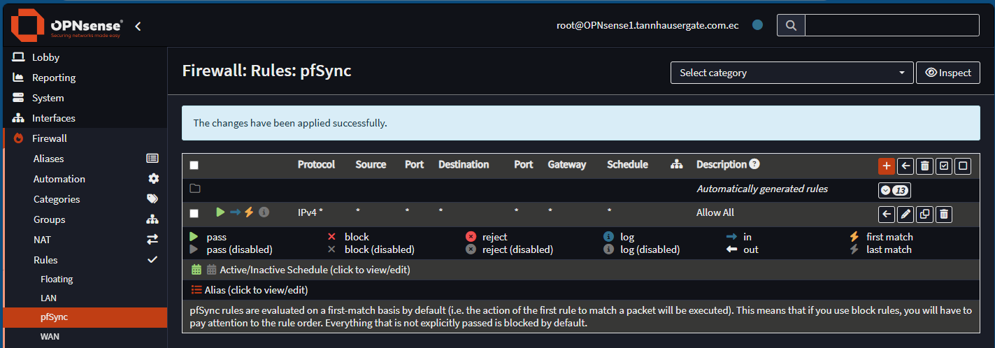 Configuring High Availability for OPNsense Firewalls – RacerX Steppenwolf